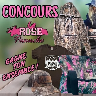 Participez au prestigieux concours pour remporter l'ensemble ROSE PANACHE!