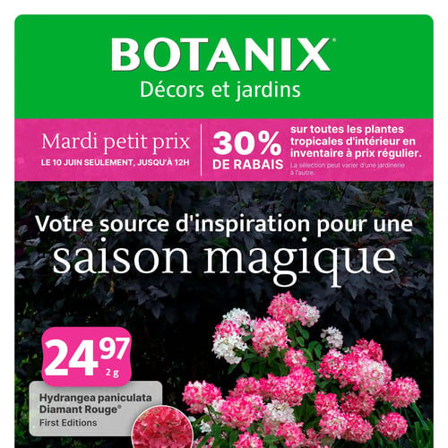 Botanix - Page : 1 - Botanix : Offres Florissantes du 5 au 11 Juin 2025 ...