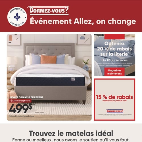 Dormez Vous - Page : 1 - Circulaire "Dormez Vous" : Promotions Valables ...