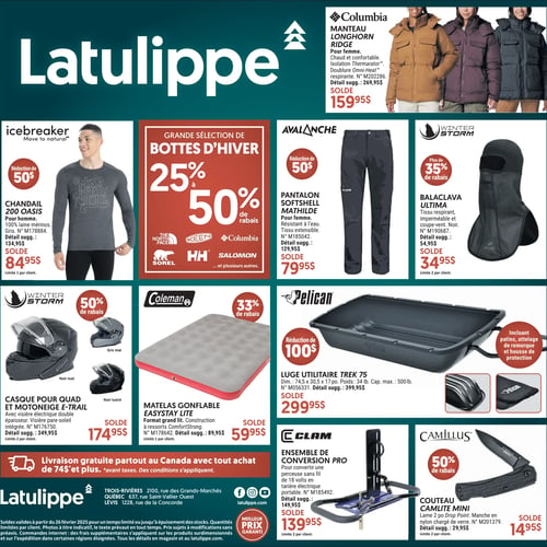 Latulippe - Page : 1 - Offres Exceptionnelles de Latulippe : Profitez ...