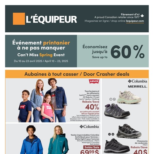 L'Équipeur - Page : 1 - Découvrez les Offres Printanières : Circulaire ...