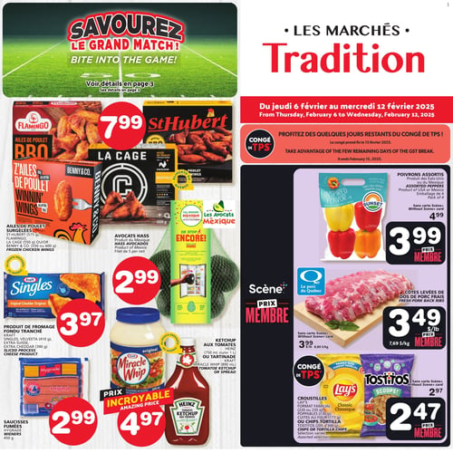Les Marchés Tradition - Page : 1 - Découvrez nos offres spéciales du 6 ...