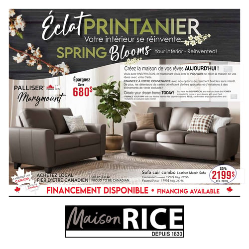 Maison Rice - Page : 1 - Économisez pour le printemps : Offres ...