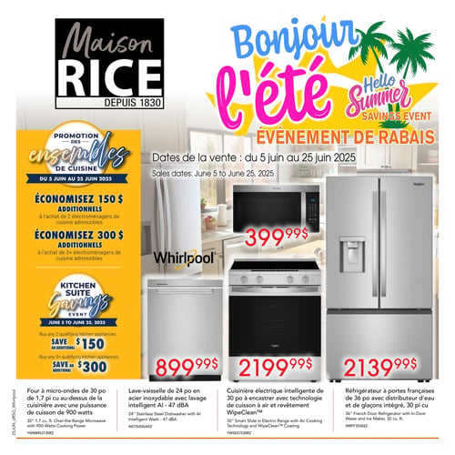 Maison Rice - Bonjour l'Été - Page : 1 - Maison Rice - Salut l'Été ...