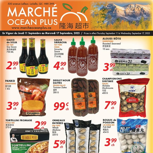 Marché Ocean Plus - Page : 1 - Offres Spéciales du 11 au 17 Septembre ...