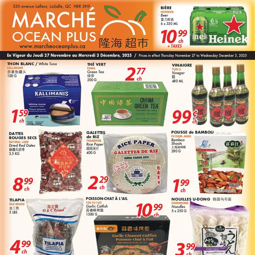 Marché Ocean Plus - Page : 1 - Offres Gagnantes du 27 Nov. au 3 Déc ...