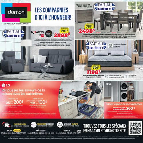 Meubles Domon - Page : 1 - Meubles Domon : Offres Exceptionnelles du 20 ...