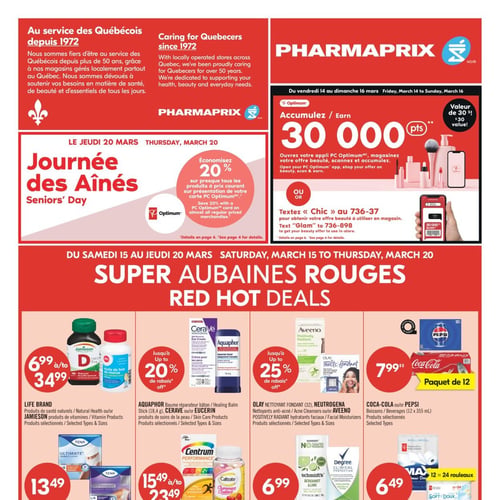 Pharmaprix - Page : 1 - Offres Exclusives Pharmaprix : Économisez du 15 ...