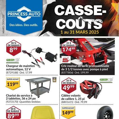 Princess Auto - Page : 1 - Offres Imbattables Princess Auto : Profitez ...