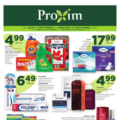 Proxim - Page : 1 - Offres Exclusives Proxim : Économisez du 11 au 17 ...