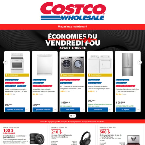 Rabais du Vendredi Fou chez Costco - Page : 1 - Offres Éblouissantes du ...