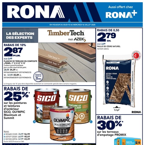 Rona - Page : 1 - Profitez de Nos Offres de Rêve: Promos Exclusives du ...