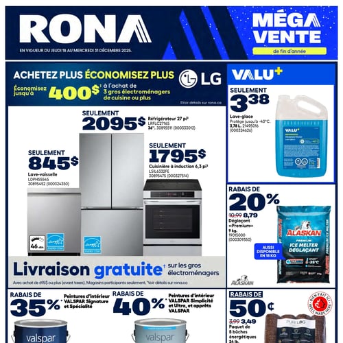 Rona - Page : 1 - Célébrez la Fin d'Année avec Rona : Offres Exclusives ...