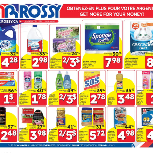 Rossy - Page : 1 - Circulaire Rossy : Offres Exceptionnelles du 30 ...