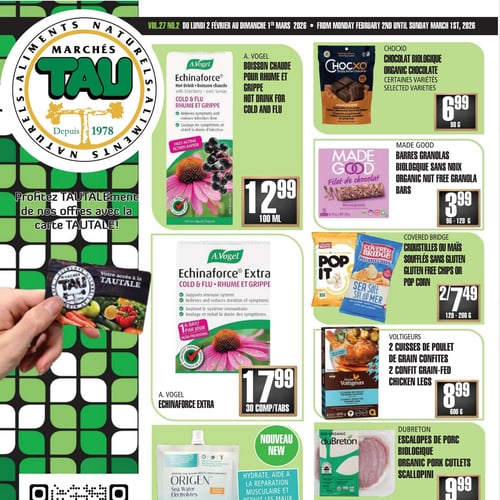 TAU Marché d'alimentation Naturelle - Page : 1 - TAU Marché d ...