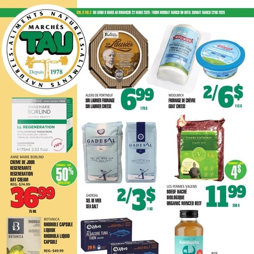 TAU Marché d'alimentation Naturelle - Page : 1 - Offres exceptionnelles ...