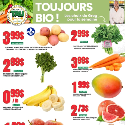 TAU Marché d'alimentation Naturelle - Biologique - Page : 1 - TAU ...