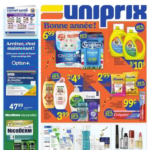Uniprix - Page : 1 - Offres Nouvel An Uniprix : Économisez du 1er au 7 ...