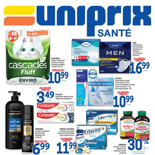 Uniprix - Santé - Page : 1 - Découvrez nos offres santé Uniprix du 12 ...